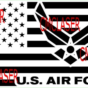 Air Force Flag Svg - Etsy