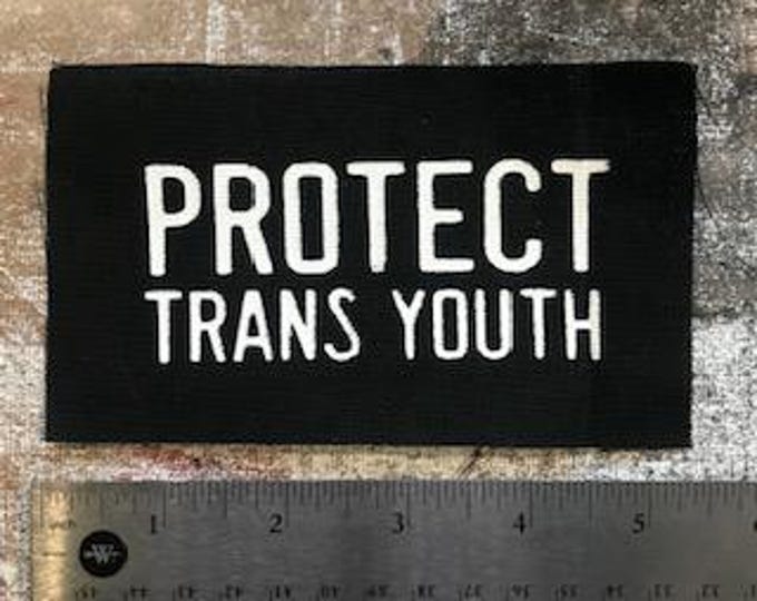 Protect Trans Youth Punk Patch - Patches for Jackets - Etsy