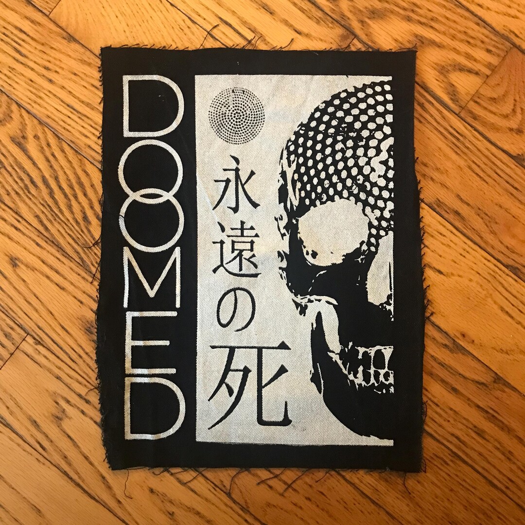 DOOMED Punk Back Patch - Etsy