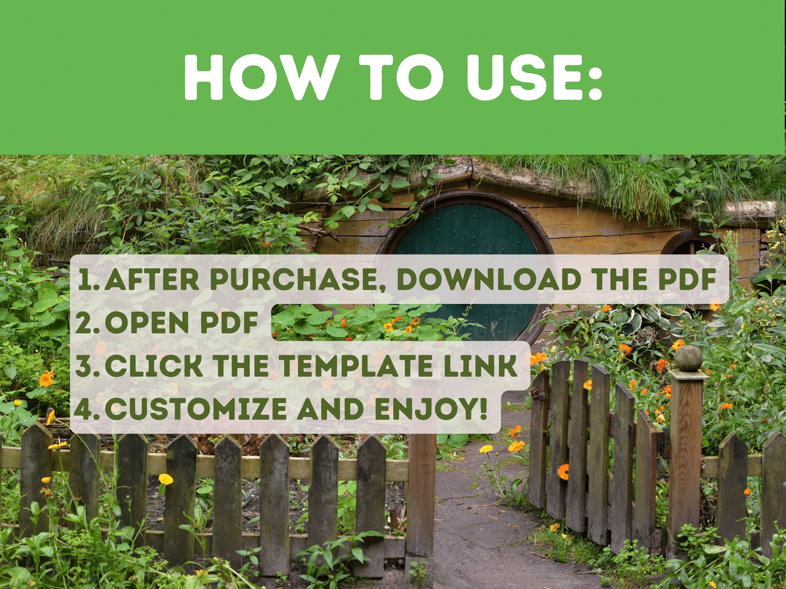 Hobbit Birthday Sign Invitation Canva Template | LOTR Birthday ...