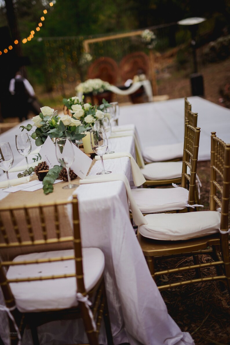Burlap Runner Jute, Yute Camino De Mesa Boda - Etsy