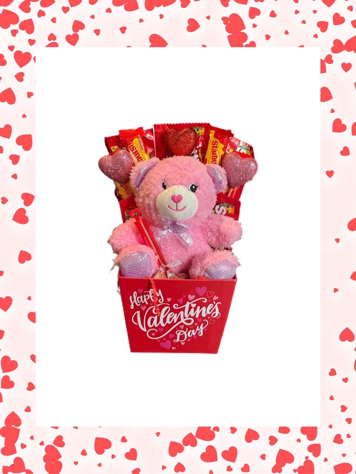 Personalized Stuffed Animal Candy Bouquet, Kids Candy Bouquet, Kids ...