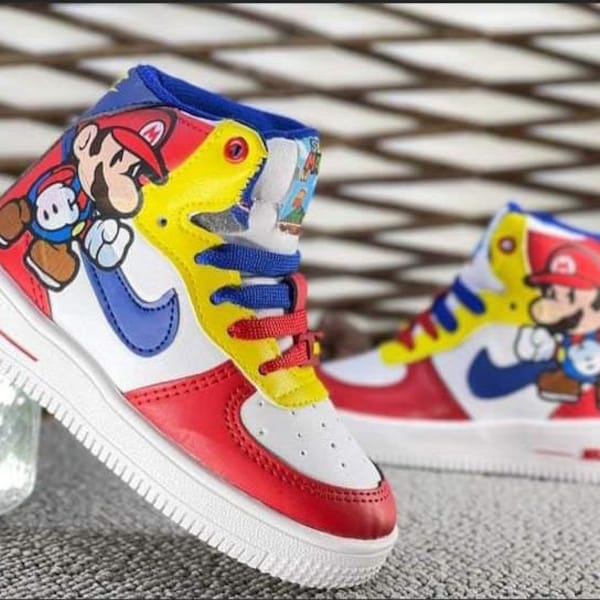 Mens Super Mario Shoes - Etsy