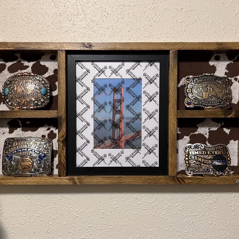 Rodeo Buckle Display - Etsy