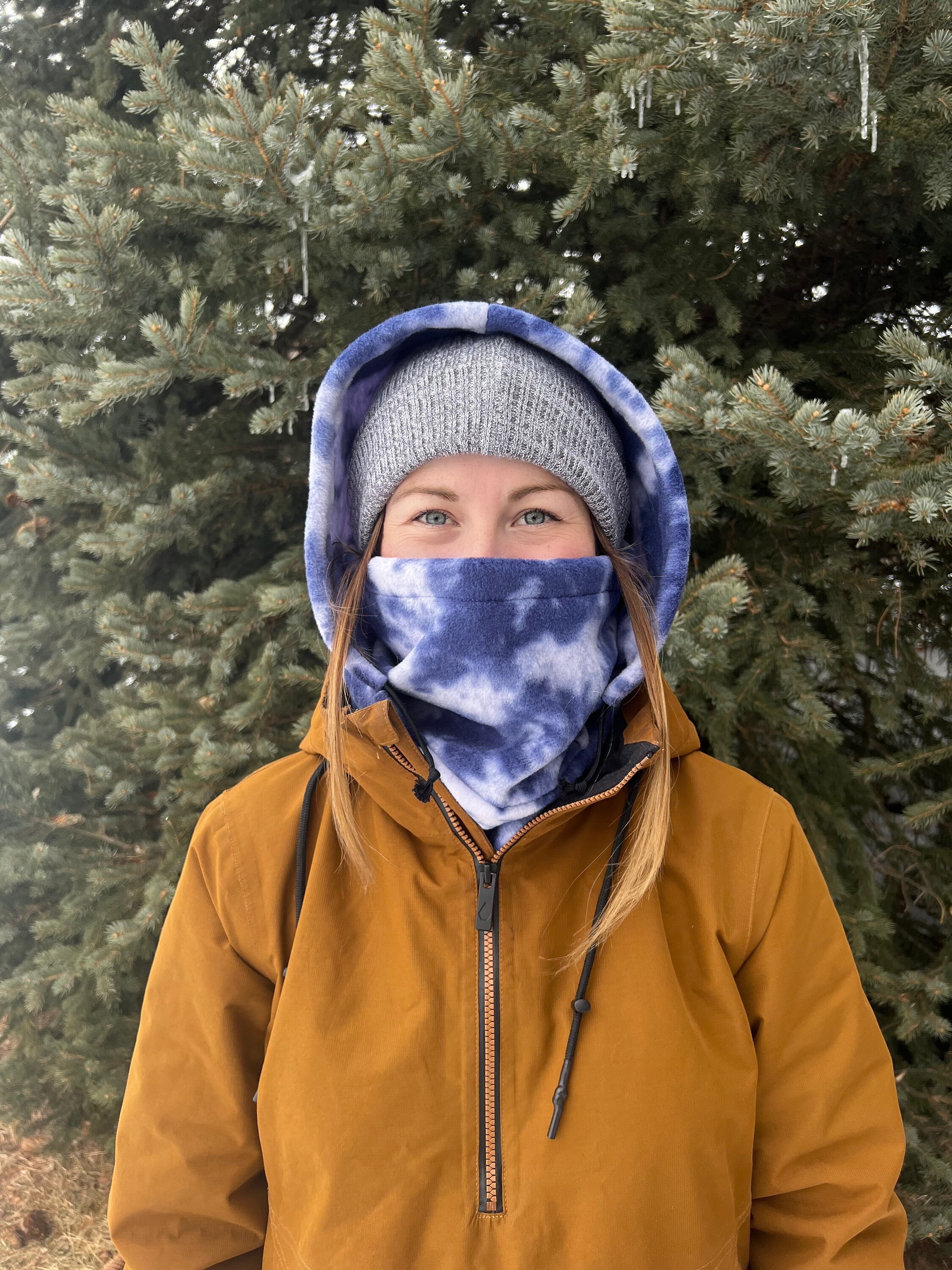 Blueberry Hood Over Helmet Ski Snowboard Hood - Etsy