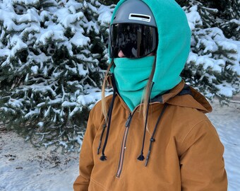 Blueberry Hood Over Helmet Ski Snowboard Hood - Etsy