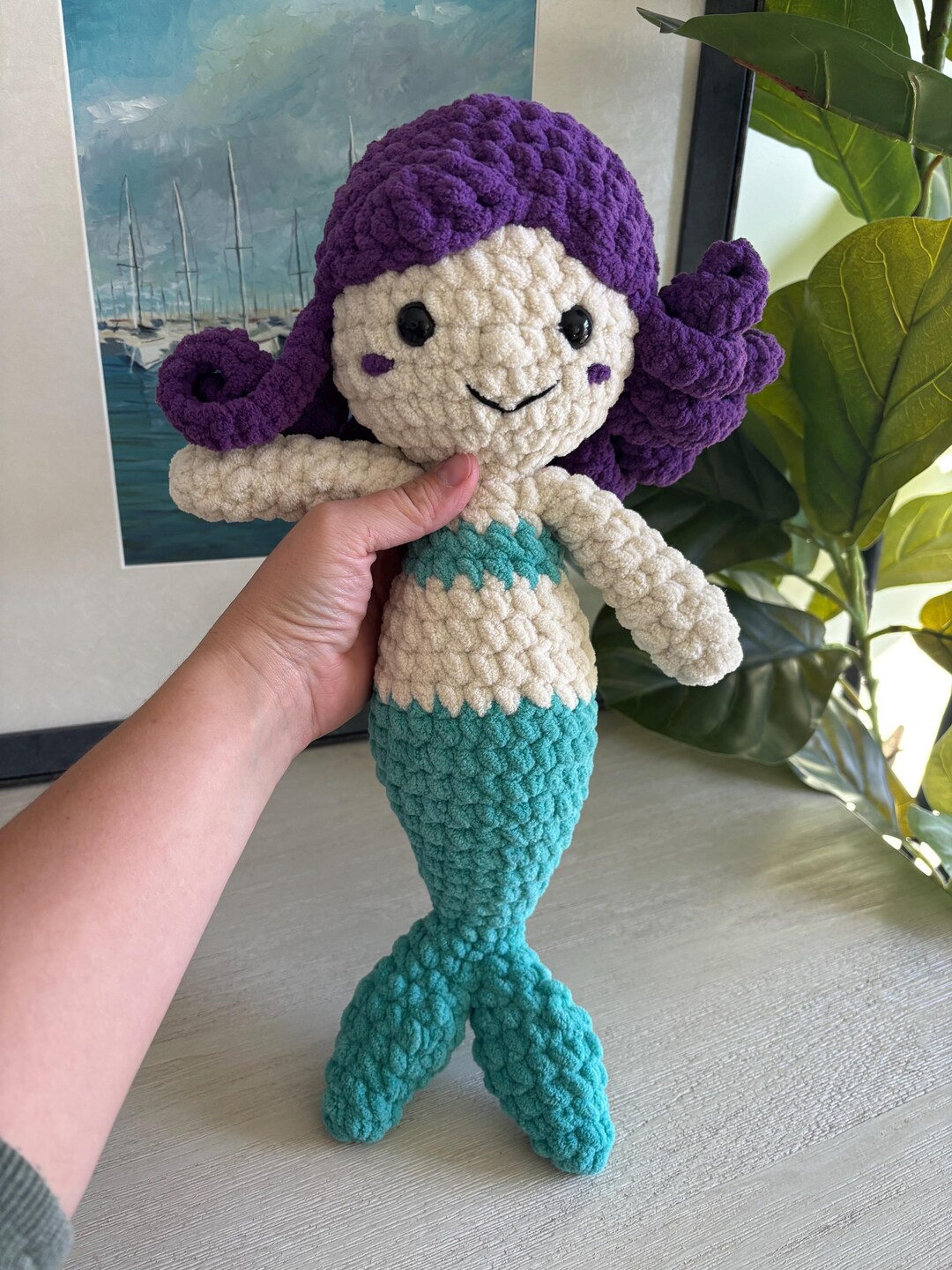 Crochet Mermaid Stuffed Animal - Etsy