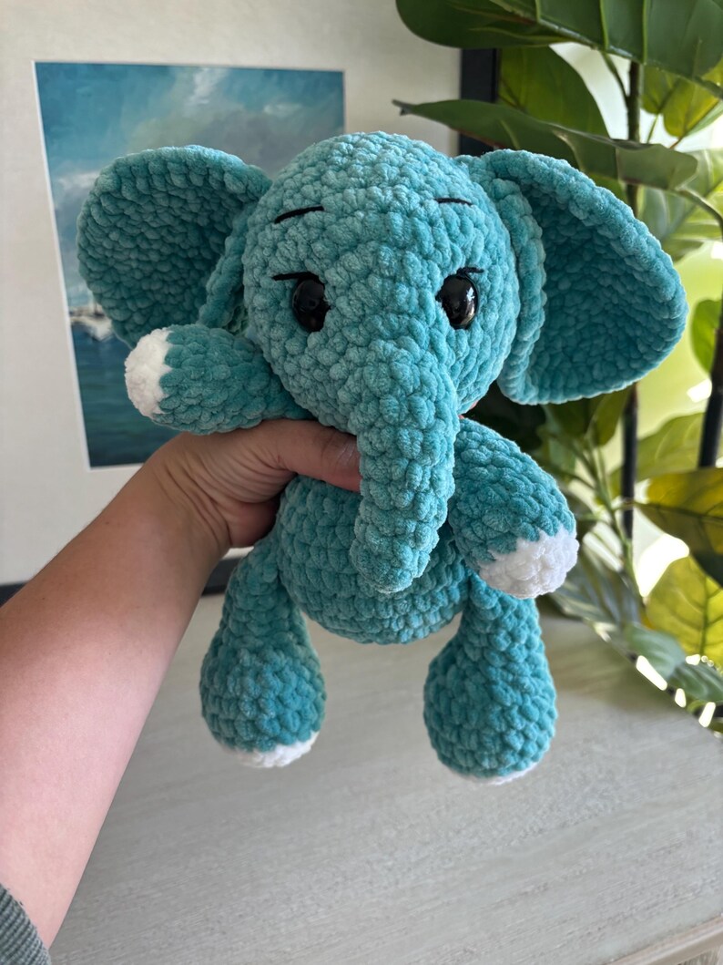 Crochet Elephant Stuffed Animal - Etsy