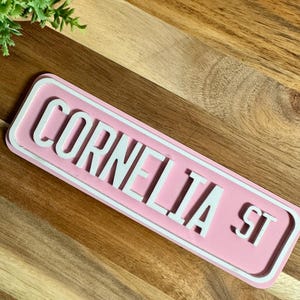 Cornelia St Swift Inspired Acrylic Home Decor, Swiftie Street Sign - Etsy