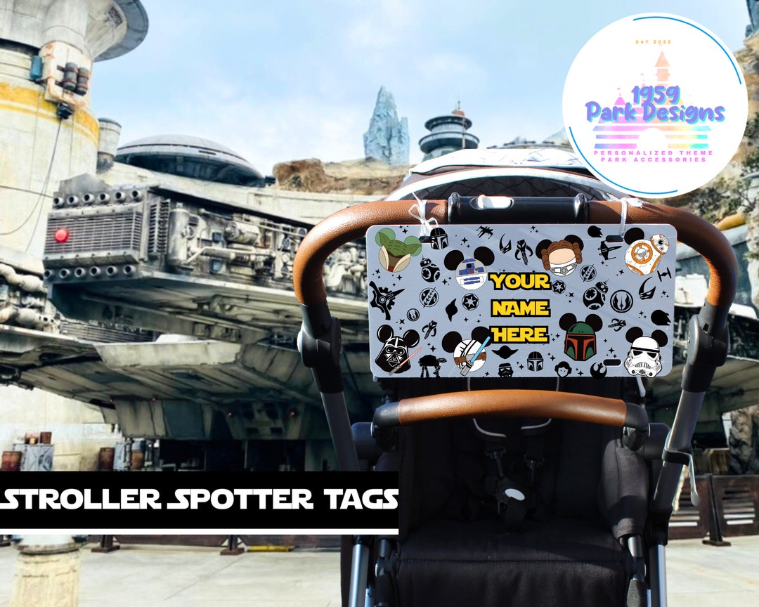 Star Wars Stroller Tag Personalized Stroller Tag Stroller - Etsy