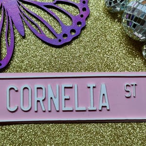 Cornelia St Swift Inspired Acrylic Home Decor, Swiftie Street Sign - Etsy