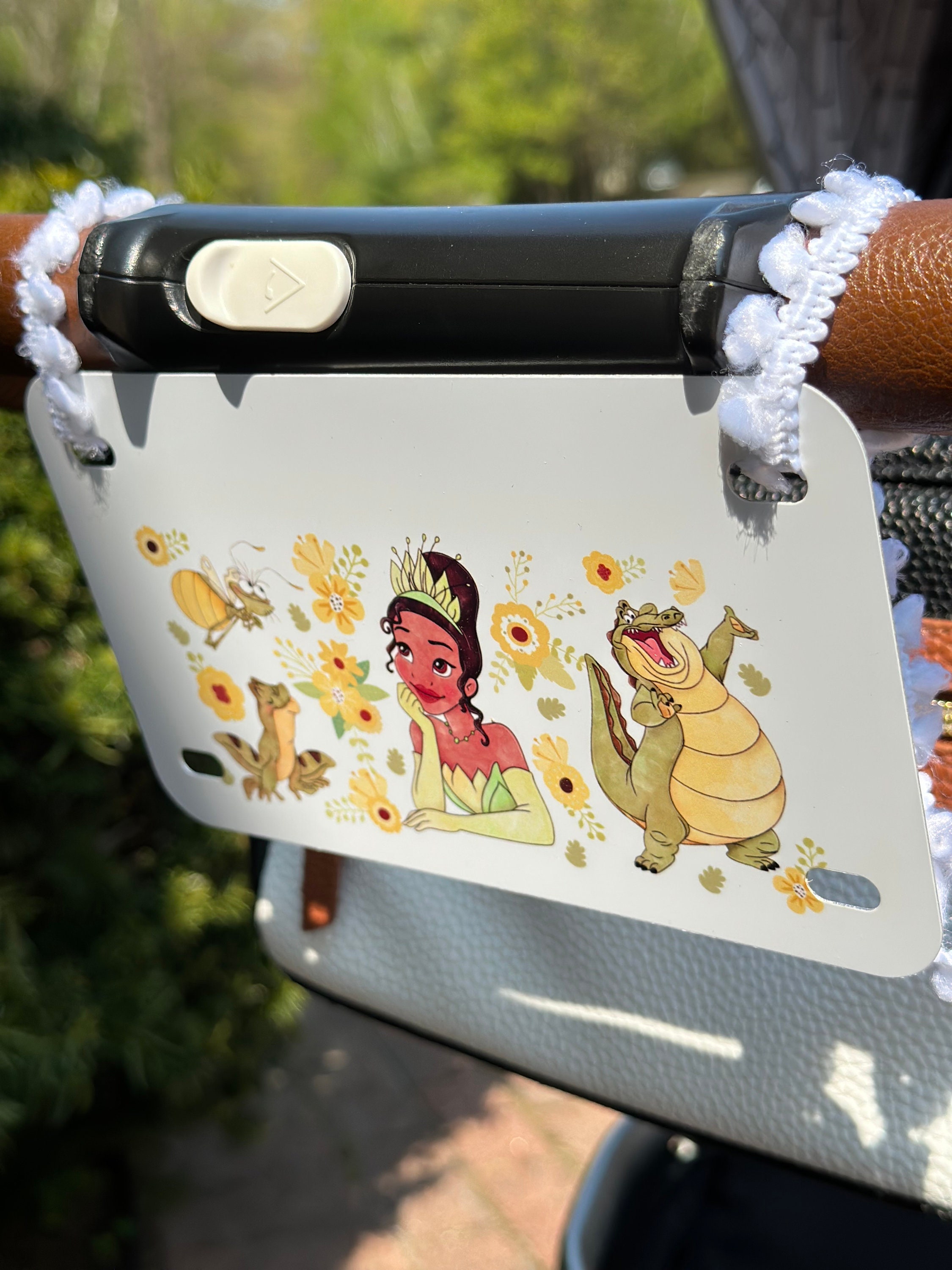 Princess & the Frog Disney Stroller Tag Tiana's Bayou - Etsy
