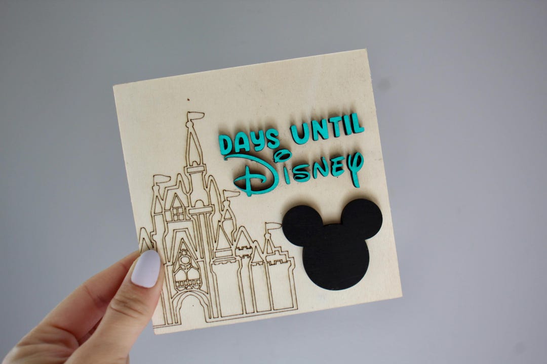 Disney Vacation Chalkboard Countdown, Days Until Disney, Disney Home ...