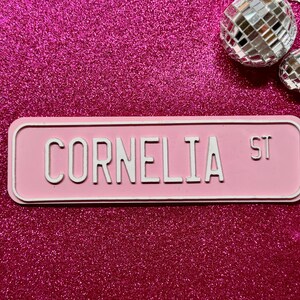 Cornelia St Swift Inspired Acrylic Home Decor, Swiftie Street Sign - Etsy