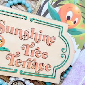 Orange Bird Home Decor | Sunshine Tree Terrace Sign| Classic Disney ...