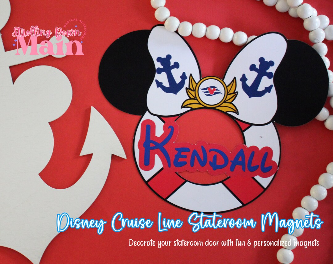 Disney Cruise Stateroom Door Magnets , Minnie Cruise Magnet ...
