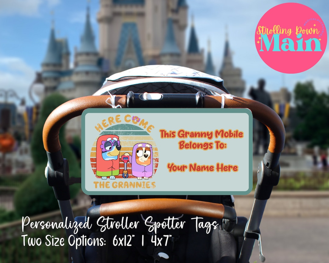 Here Come the Grannies Tag, License Plate, Wheelchair Tag, ECV Tag ...