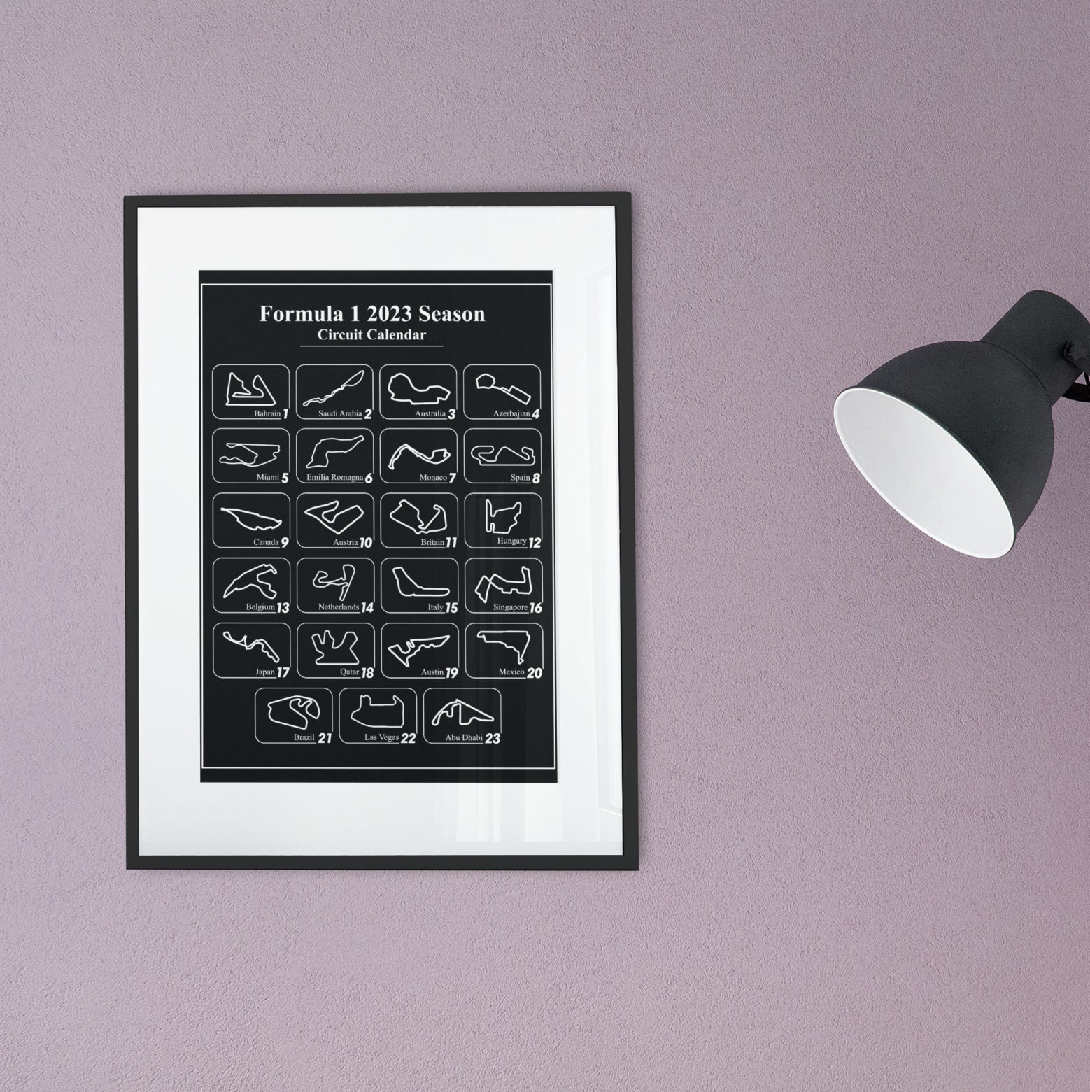 Formula 1 Poster Formula 1 Formula 1 Gifts Formula 1 Print