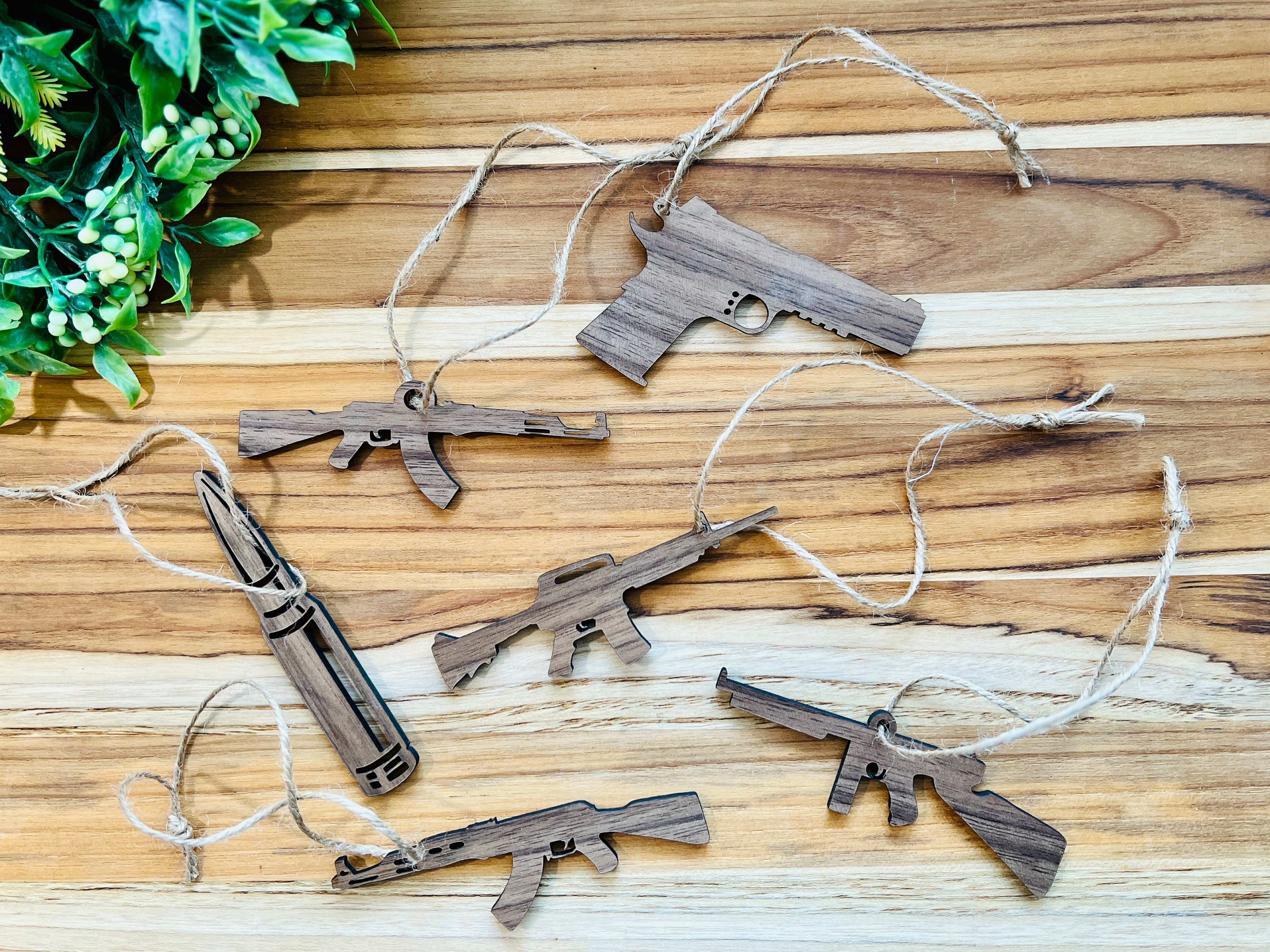 Gun Christmas Ornament SVG Firearms Ornament SVG Gun Safety Ornament ...