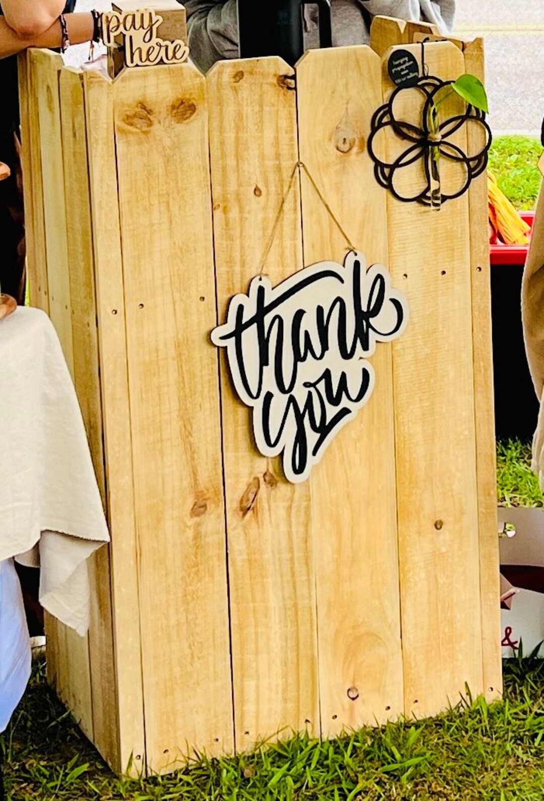 DIY Thank You Sign SVG Laser Cut File Instant Download Great for Craft ...