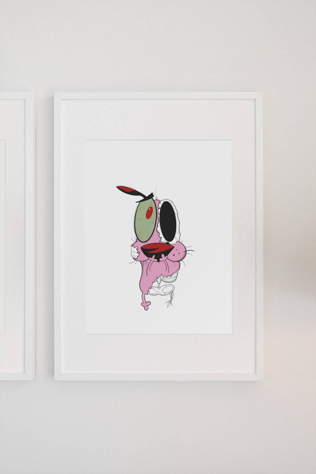Courage the Cowardly Dog Zombie - Etsy