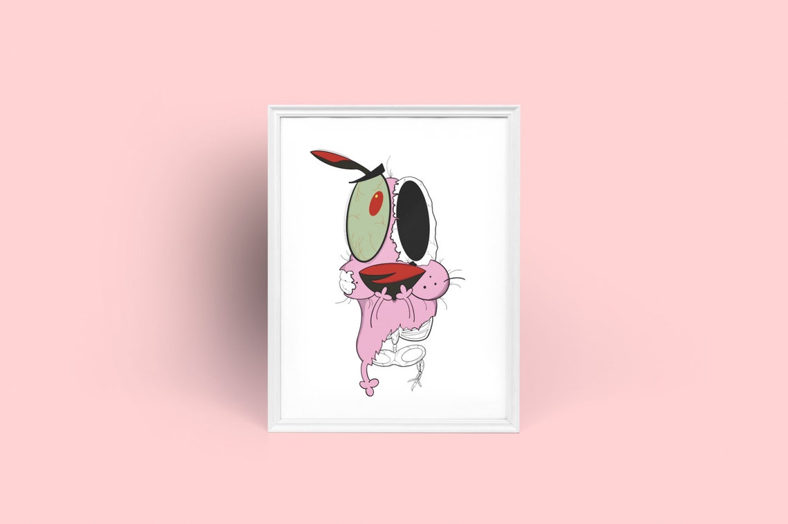 Courage the Cowardly Dog Zombie - Etsy