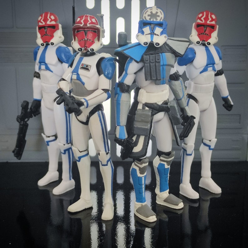 Star Wars Clone Wars Custom 3.75 Jesse 501st ARC Clone Trooper - Etsy