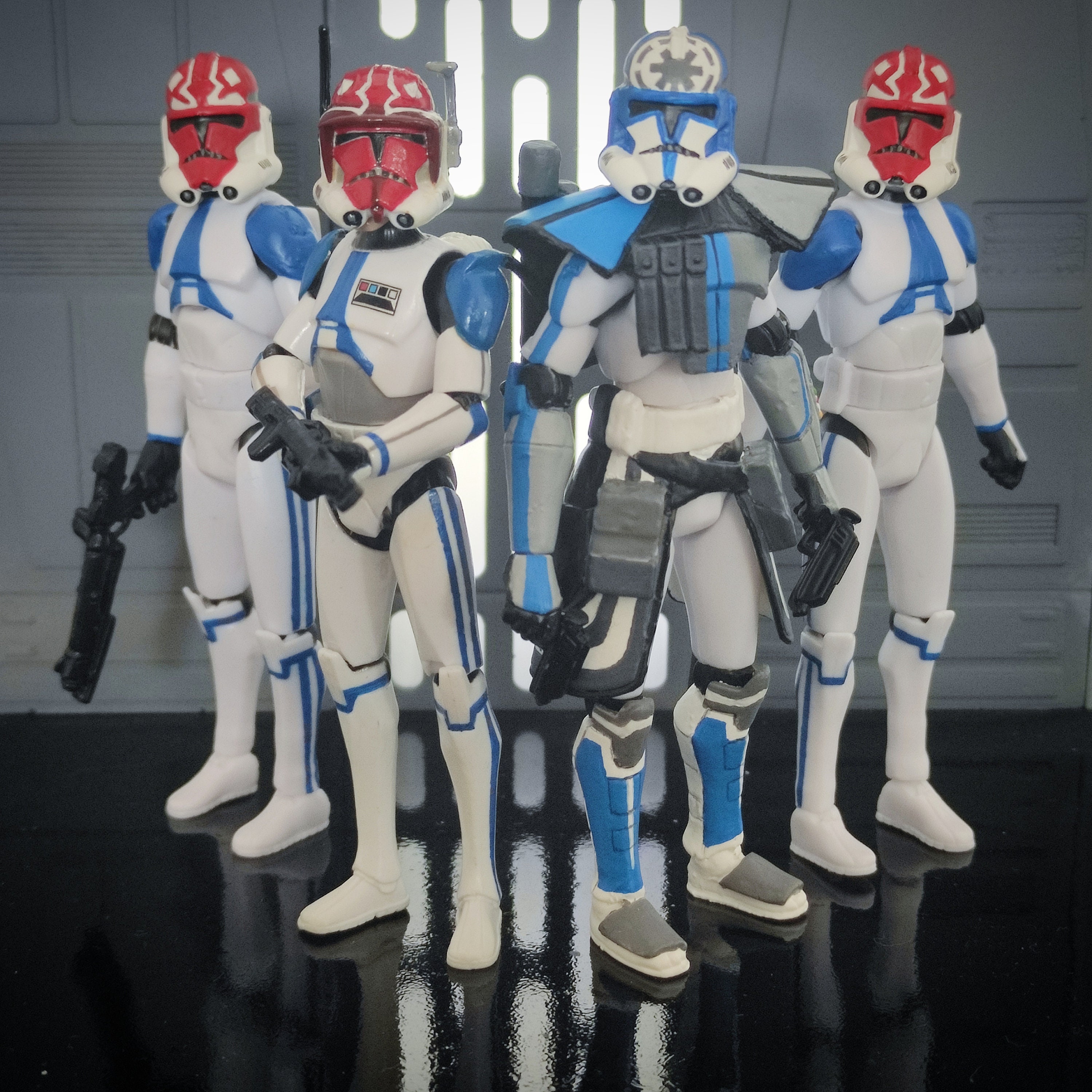 Star Wars Clone Wars Custom 3.75 Jesse 501st ARC Clone Trooper Phase Ll ...