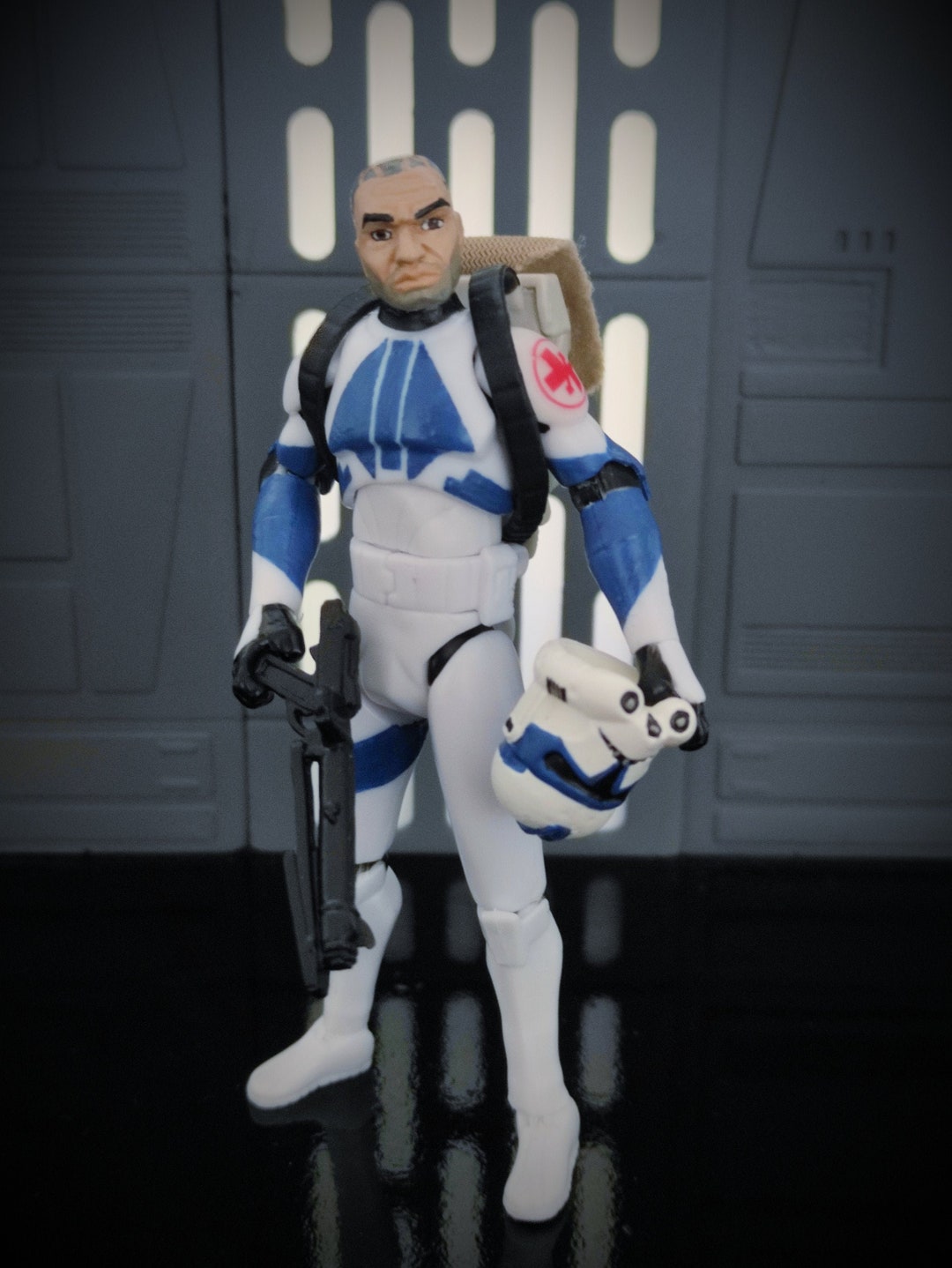 Star Wars Clone Wars Custom 3.75 Kix Medic 501st Clone Trooper Phase 2 - Etsy