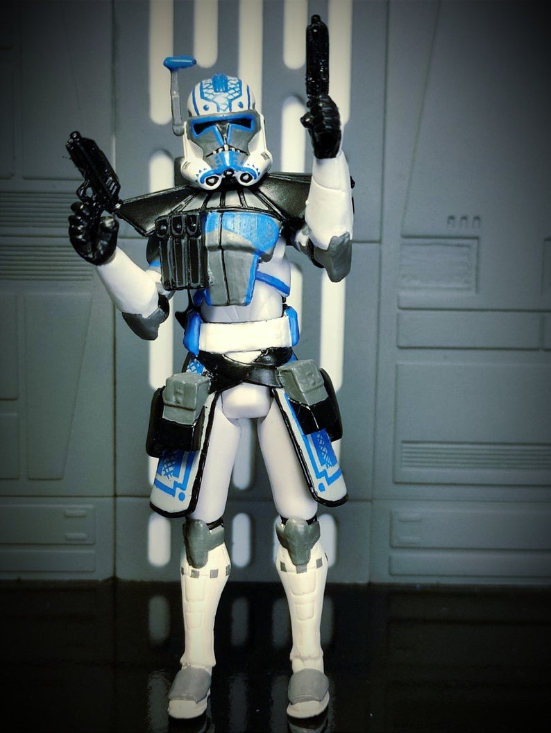 Star Wars Clone Wars Custom 3.75 Cobalt ARC Clone Trooper Phase Ll ...