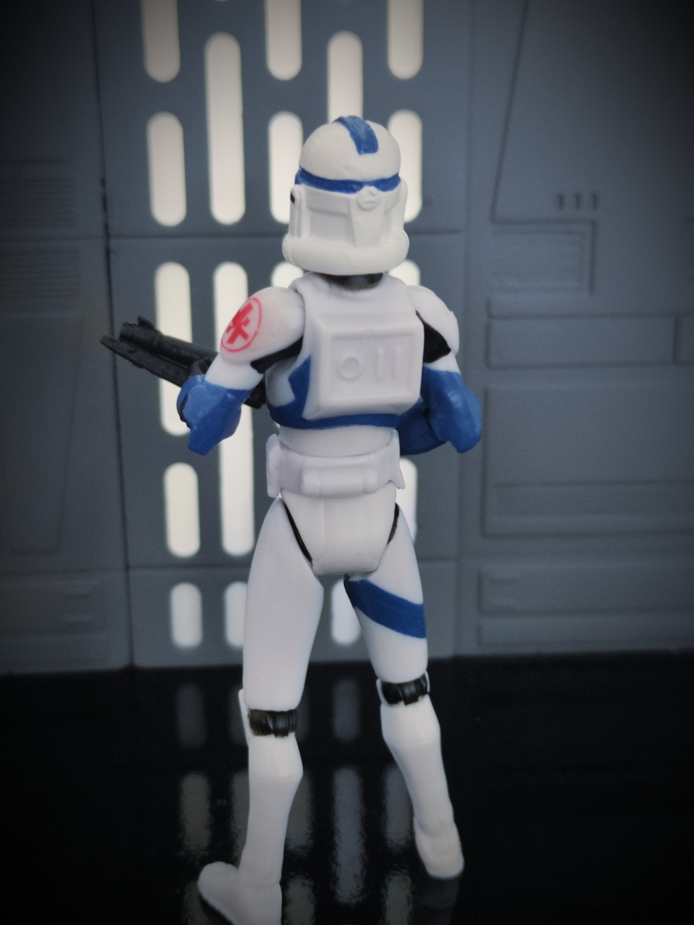 Star Wars Clone Wars Custom 3.75 Kix Medic 501st Clone Trooper Phase 2 ...