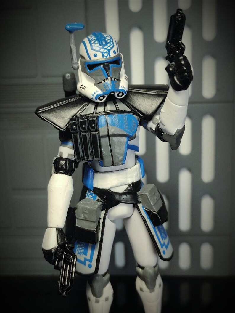 Star Wars Clone Wars Custom 3.75 Cobalt ARC Clone Trooper Phase Ll ...