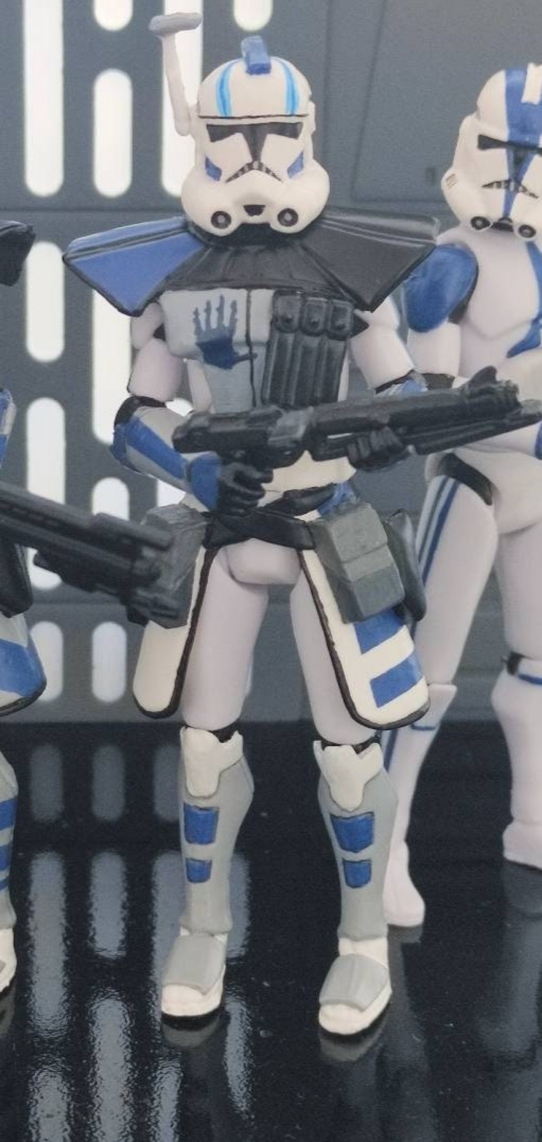 Star Wars Clone Wars Custom 3.75 Echo 501st ARC Clone Trooper Phase Ll ...