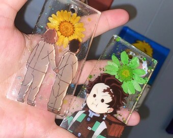 Demon Anime Hashira Acrylic Keychains - Etsy