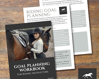 Horseback Riding Lesson Planning Guide | Printable PDF | A4 Size - Etsy