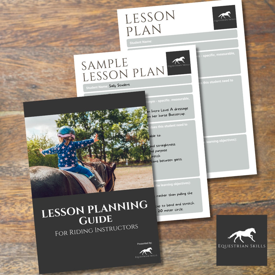 Horseback Riding Lesson Planning Guide | Printable PDF | A4 Size - Etsy