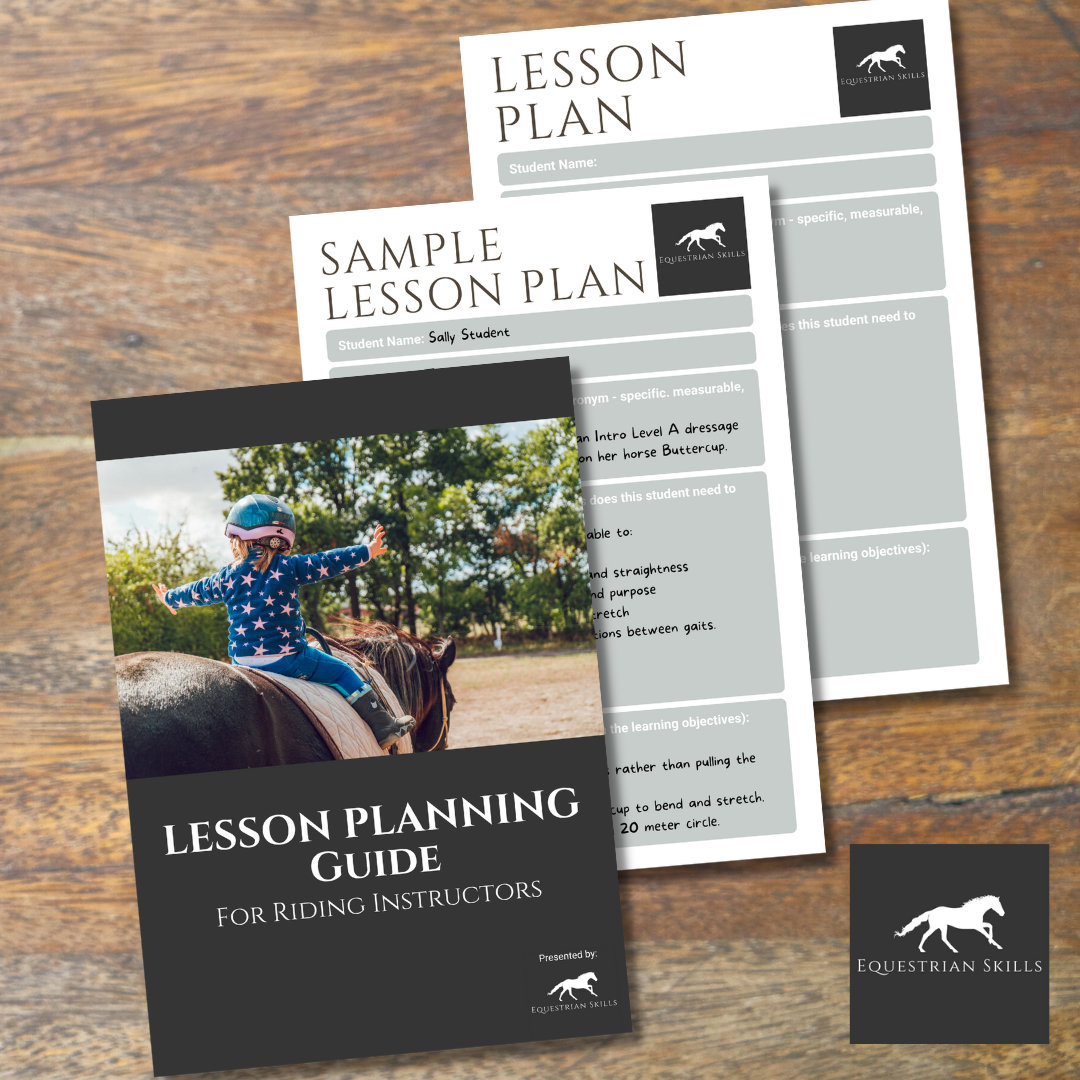 Horseback Riding Lesson Planning Guide | Printable PDF | A4 Size - Etsy