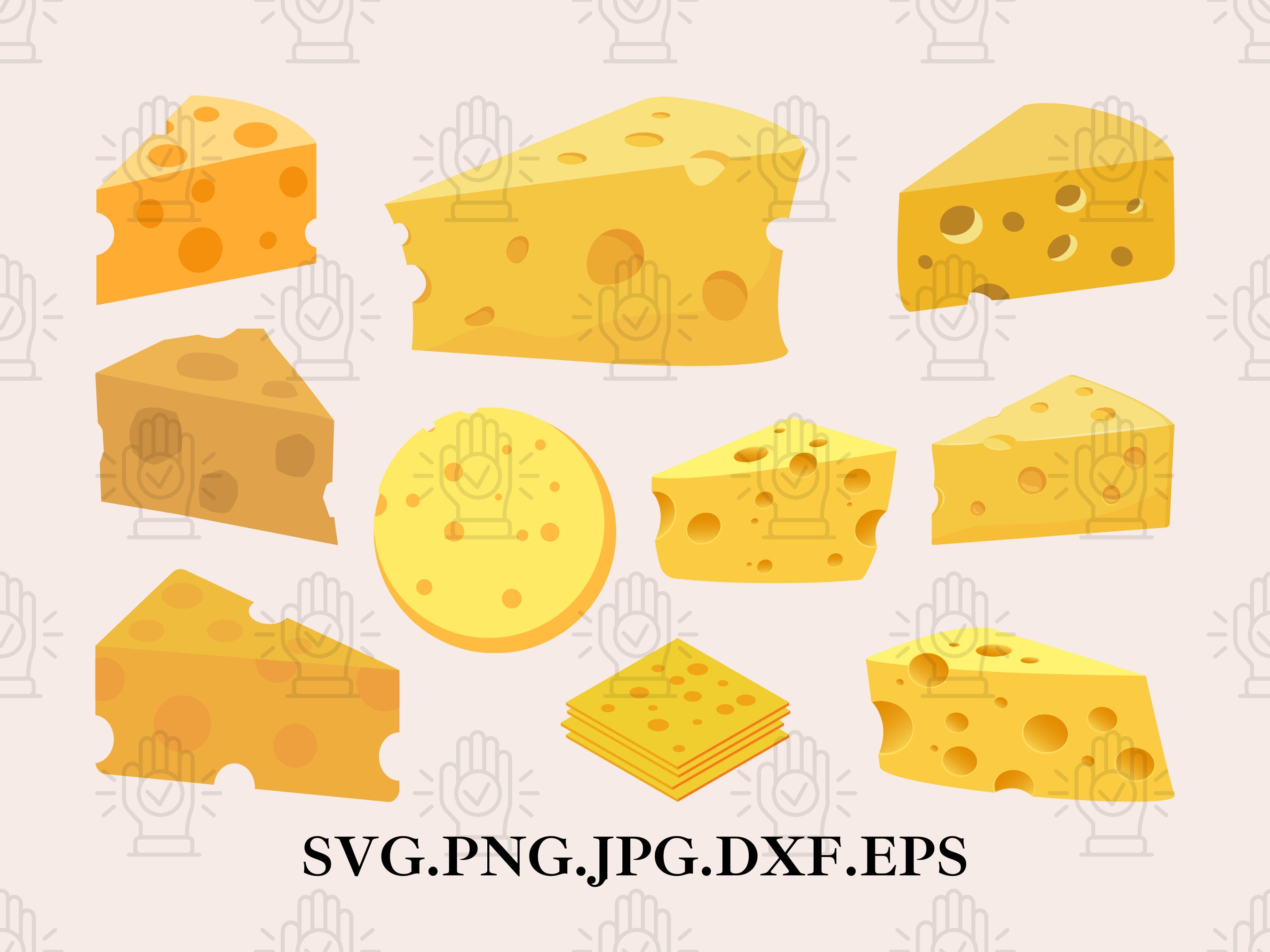 Cheese SVG Bundle,cheese Svg,cheese Clipart,cheese Slice Svg,cheese Cut ...