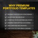 Freelancer Premium Portfolio Template Canva Portfolio Template Engaging ...