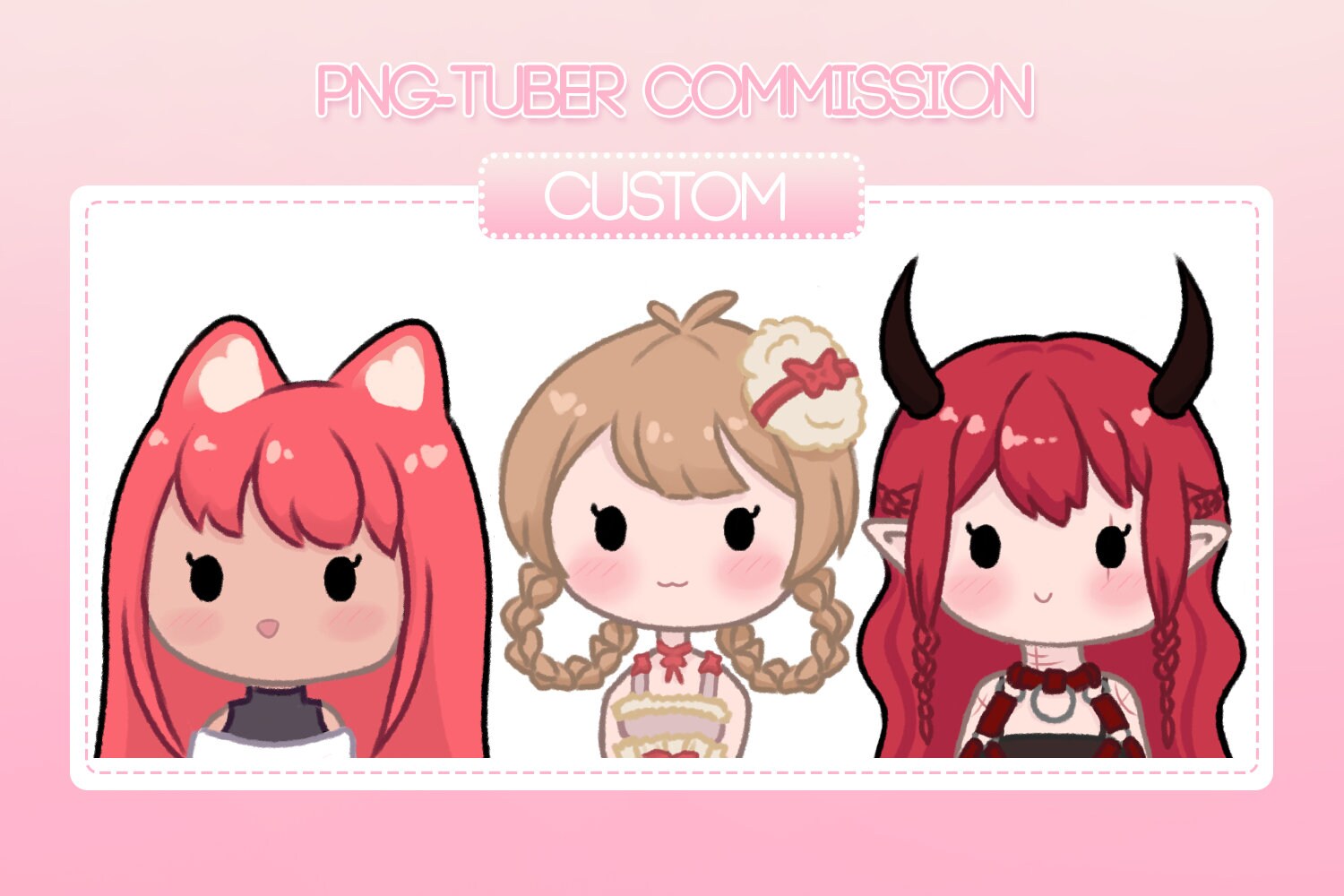 CUSTOM PNG-Tuber Chibi Style png-tuber Vtuber - Etsy.de