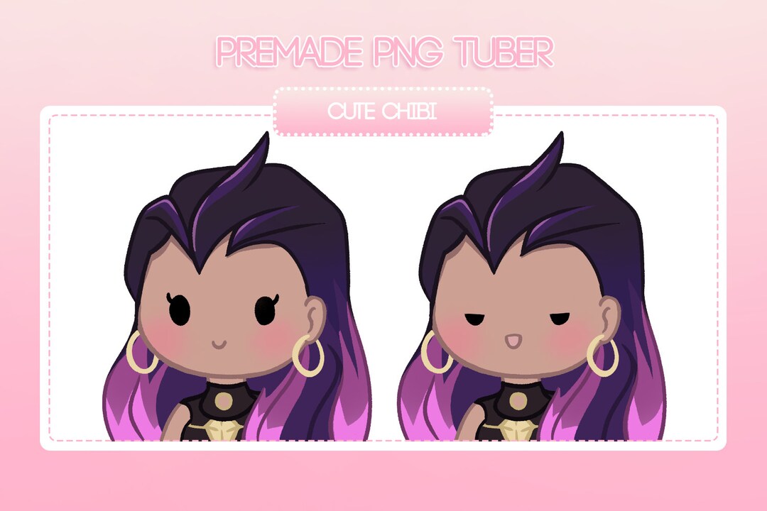 Premade PNG Tuber Chibi Reyna Valorant Png Tuber, Vtuber, Live ...