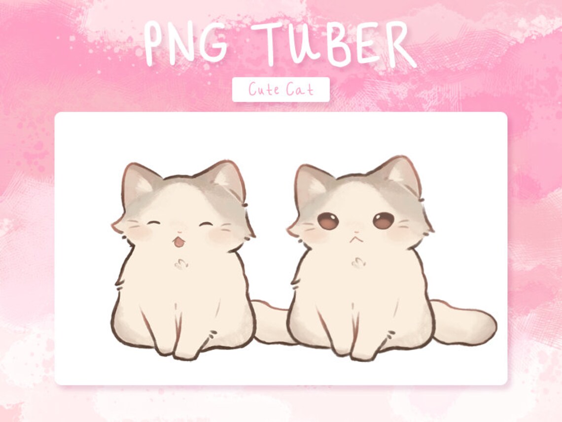Premade Png-tuber Cute Cat Png-tuber Vtuber - Etsy