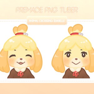 Premade PNG Tuber | Animal Crossing Isabella| Png Tuber, Vtuber, Live ...