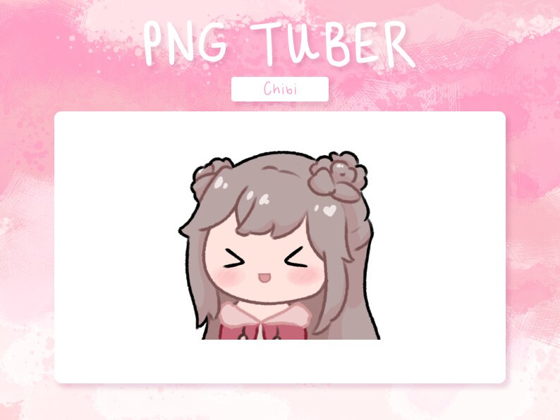 Premade PNG Tuber Cute Chibi Png Tuber Vtuber Live - Etsy
