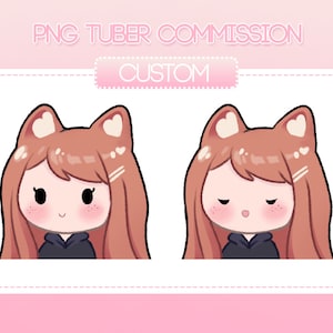 CUSTOM PNG Tuber Chibi Style png-tuber Vtuber - Etsy Australia