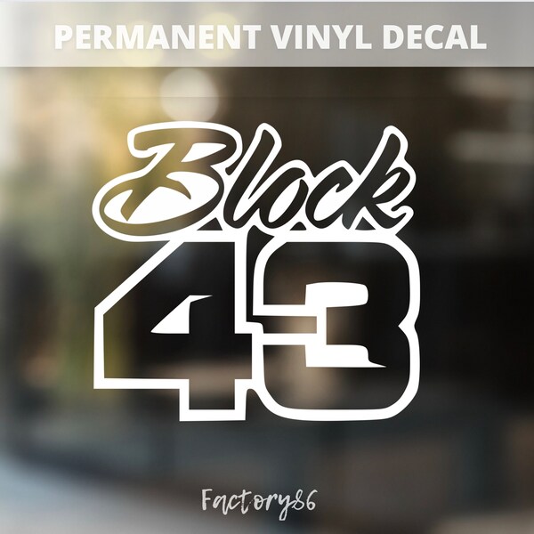 Ken Block 43 Decal - Etsy UK