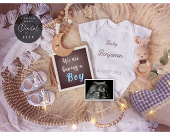 Girl Digital Baby Gender Announcement for Social Media | Winnie the ...