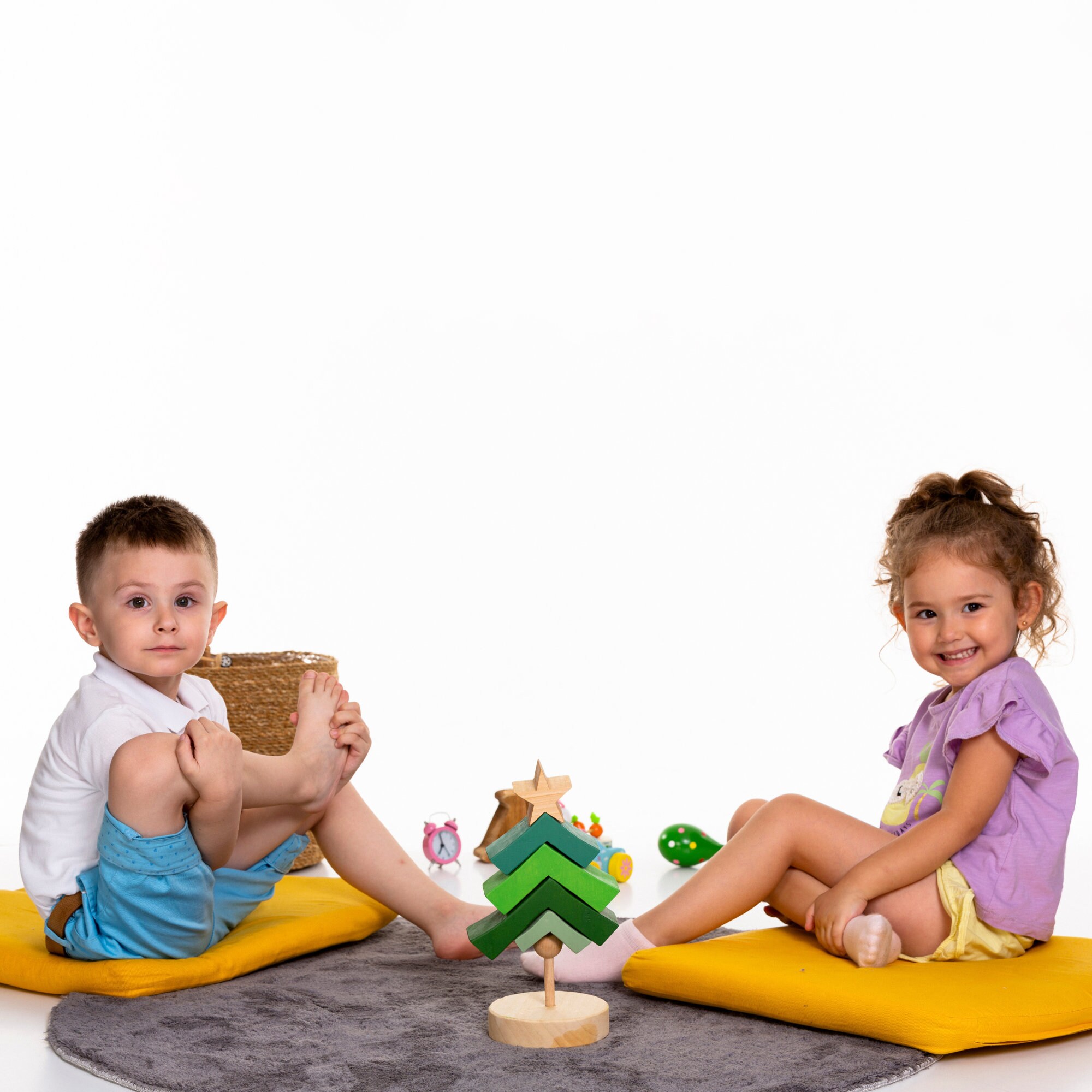 Wooden Toy Christmas Gift, Pine Tree Wooden Toys, Sensory Toy ...