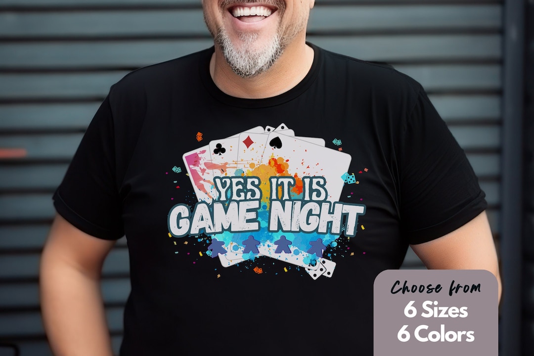 Board Game Night T-shirt. Yes It is Game Night Shirt. Board Game Lover ...