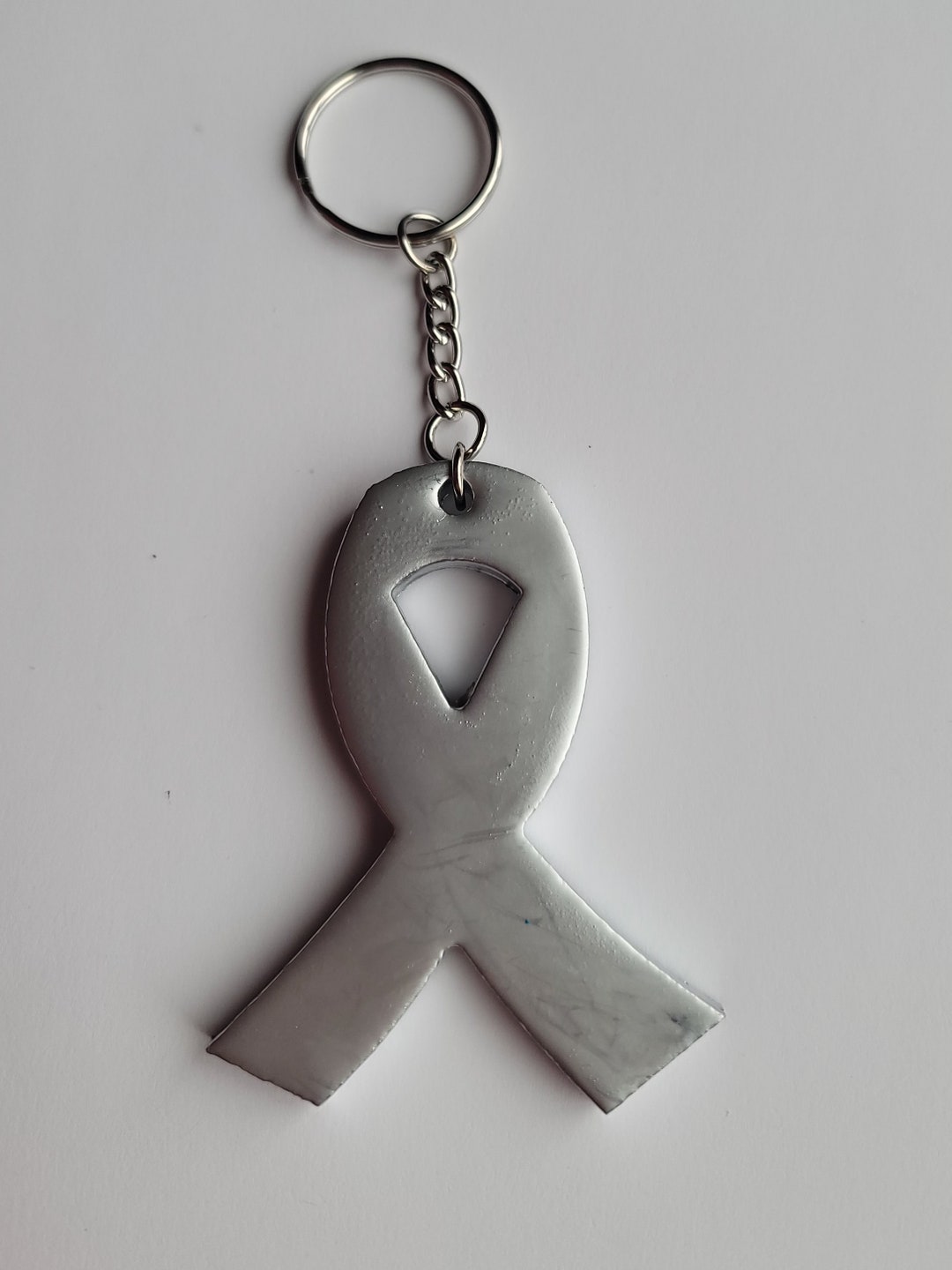 Silver Grey Cancer Ribbon With Childhood Awareness DIPG Brain Cancee ...